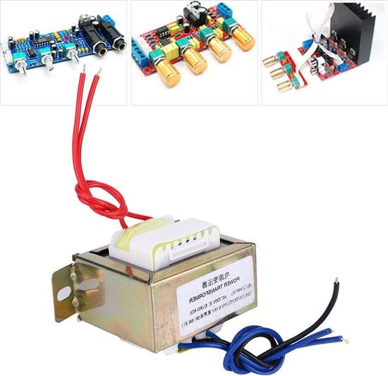 Allecto Plus - Stroomtransformator 50 Watt 220V naar 18V AC ...
