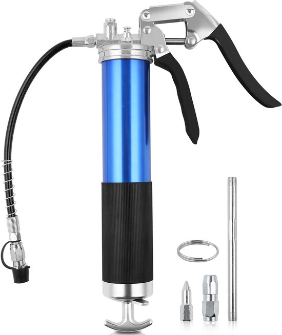 Vetspuit Blauw 8000 PSI Duurzame en Efficiënte Vetpers Vetspuit met ...
