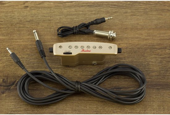 Shadow SH 145 BK Prestige Soundhole Pickup goud - Pickup voor ...