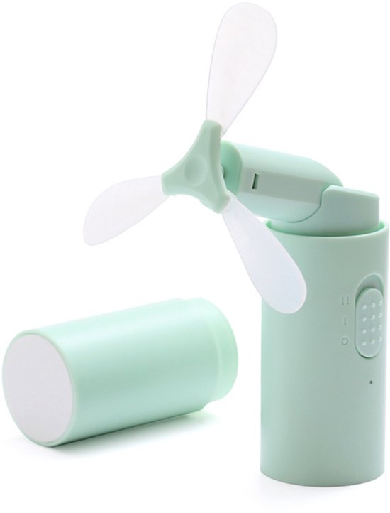 Mini Ventilator – USB-oplaadbaar – Opvouwbare standaard – Voor reizen ...