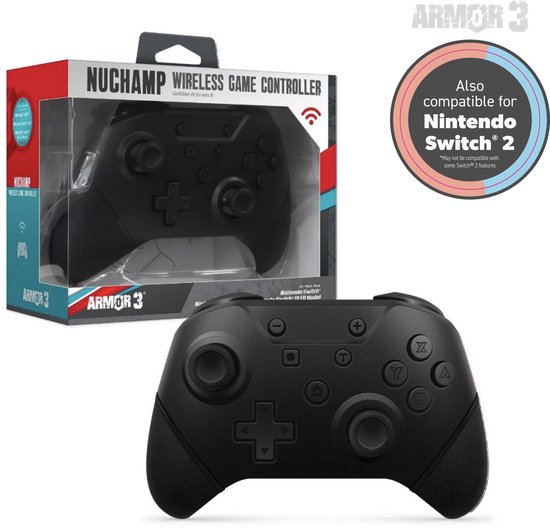Hyperkin - Switch 1 & 2 wireless controller - Armor 3 - NuChamp (zwart ...