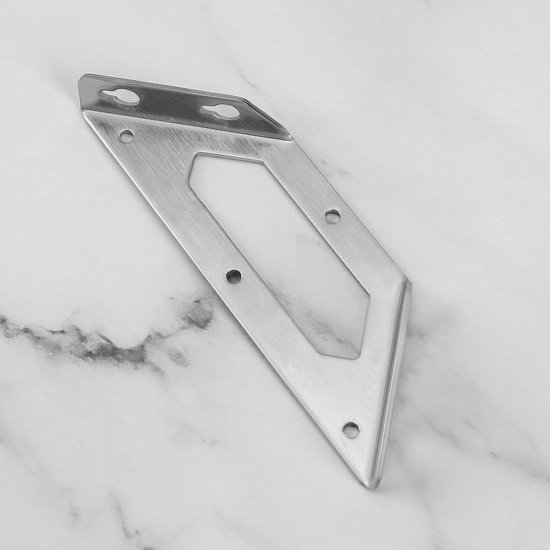 Allecto Plus - 8 stuks RVS Hoekbeugel Verbindingsstukken Driehoekige ...