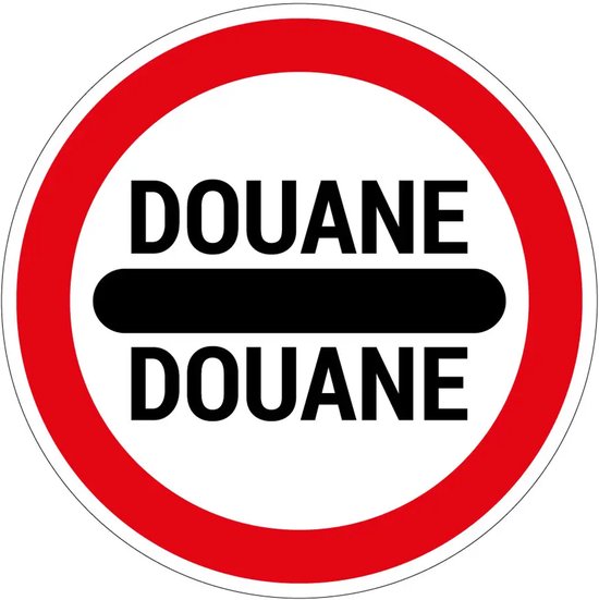Douane sticker - F10 - 15 cm | bol
