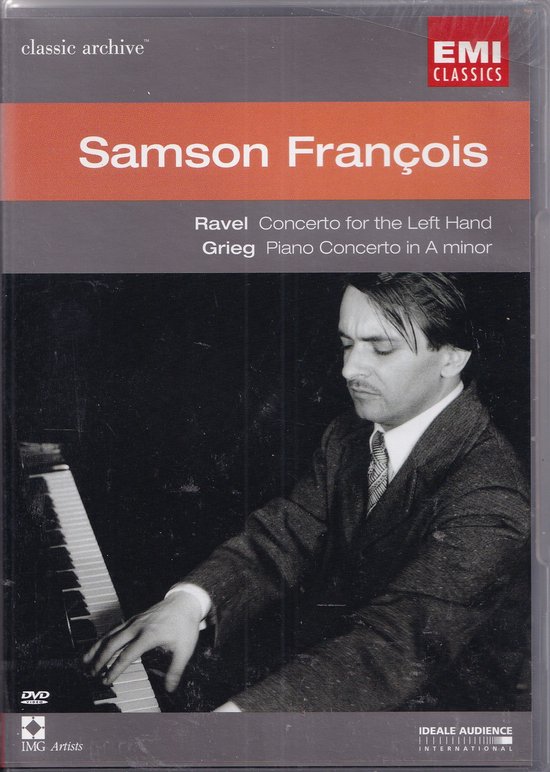 DVD Samson François - Maurice Ravel, Edvard Grieg - Samson François ...