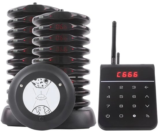 Collox Restaurant pager systeem - Piepers - Zoemers - Draadloos ...