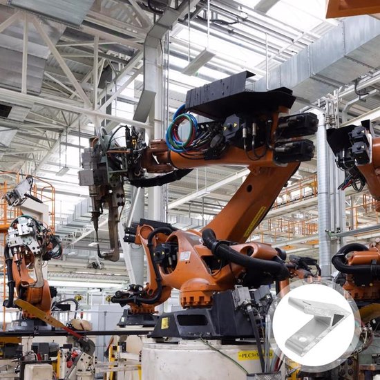 Allecto Premium - 8 stuks aluminium hoekverbindingen 45 graden ...