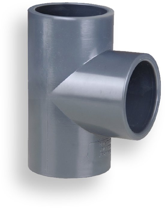 Akatherm lijmfitting met 3 aansluiting 410, PVC-U, T-stuk | bol