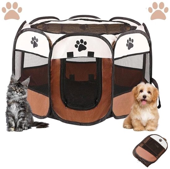 Opvouwbare Bench - Voordeur Met Rits - Puppyren - Hondenbench ...