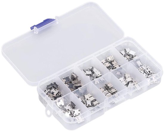 Allecto Plus - USB Micro Port Vrouwelijke Soldeer Plug - 100 Stuks ...