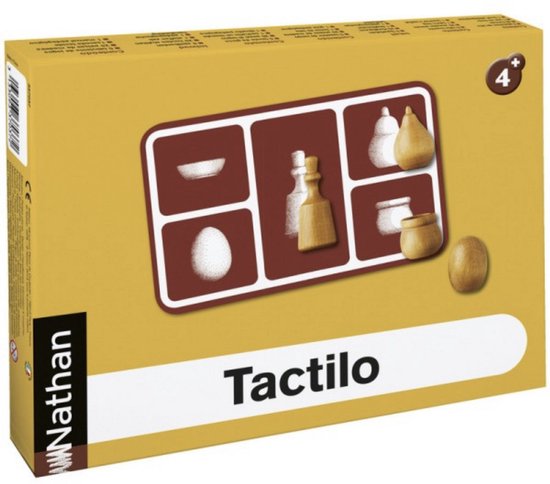 Tactilo lotto, 32-delig - 25 houten 3D voorwerpen - 5 kartonnen spelplankjes | Games | bol