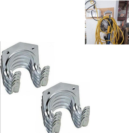 Haakjes - Ophanghaken - Industrieel - Set van 10 haken incl schroefjes ...
