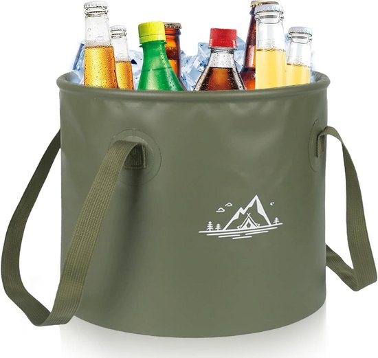 Allecto Plus - 20 liter opvouwbare vouwemmer voor buiten - campingemmer ...