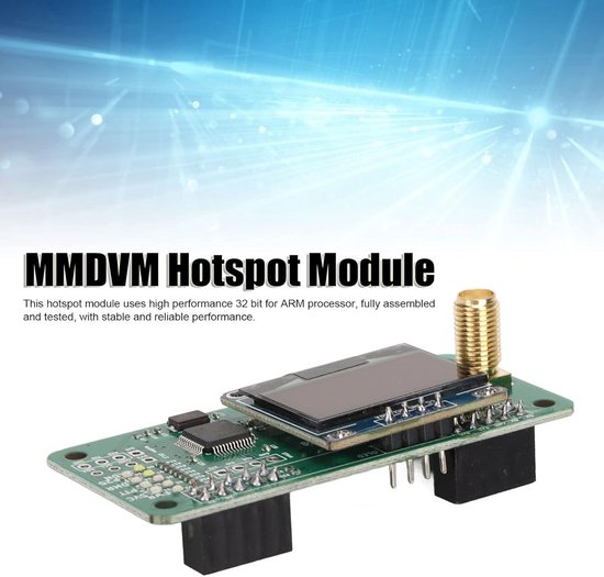MMDVM Hotspot Module Kit met LED Display Board en Antenne voor P25, YSF ...