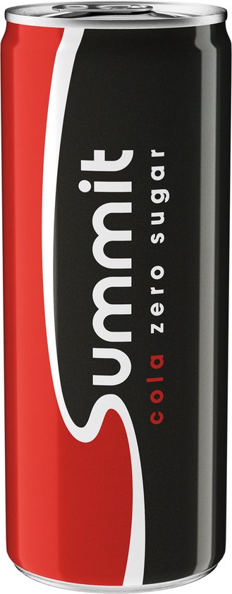 Summit Cola Zero 0,25ltr (24 blikjes, incl. statiegeld & verzendkosten ...