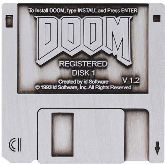 FaNaTtik Doom Pin Badge Floppy Disk Limited Edition Pins & Brooches | bol
