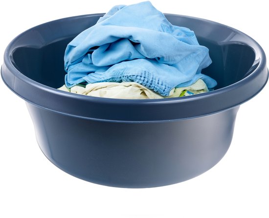 KADAX Matte plastic wasbak, kunststof kom, ronde spoelbak, robuuste ...