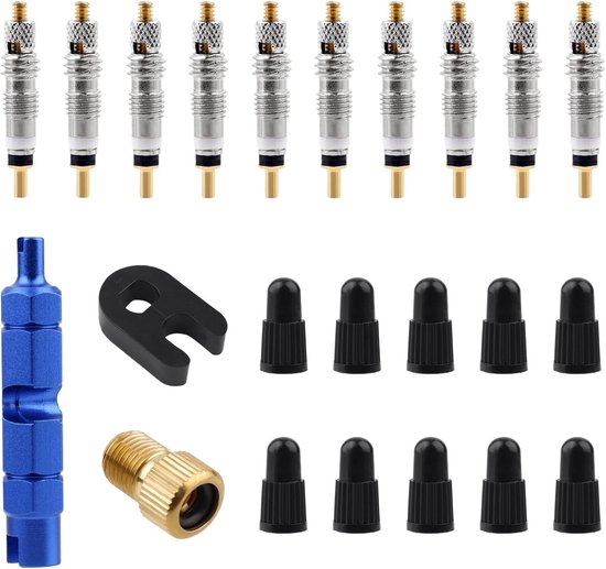 Presta Valve Core Repair Kit - Inclusief 10 Valve Cores - 10 Valve Core ...