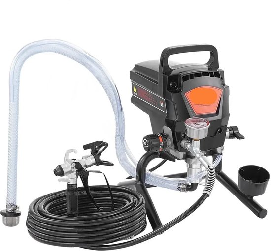 Airless Verfspuit - Verfspuiten Electrisch - Verfspuitmachine - Instelbare Snelheid -... | bol