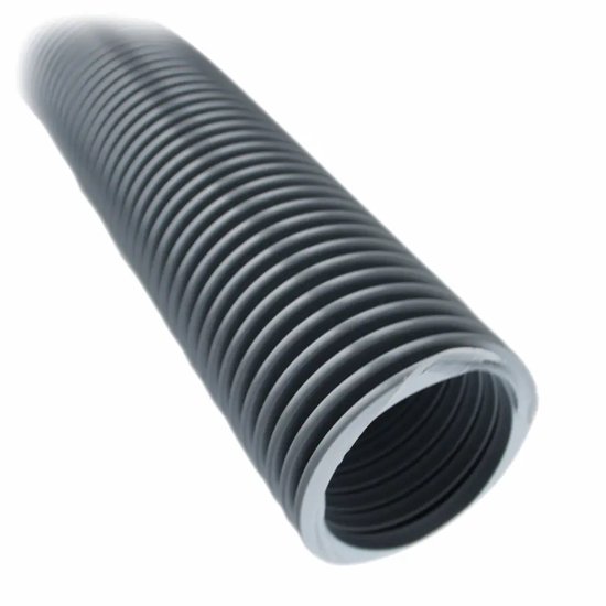 SQOON® Stofzuigerslang op rol 38 mm x 20 m - Zware kwaliteit - Zilver ...