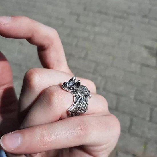 Verstelbare Vintage Vleermuis Ringen Voor Vrouwen en Mannen - Gotische ...