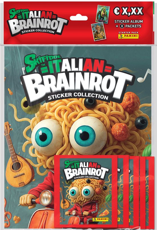 Panini Italian Brainrot Sticker Starter Pack | bol