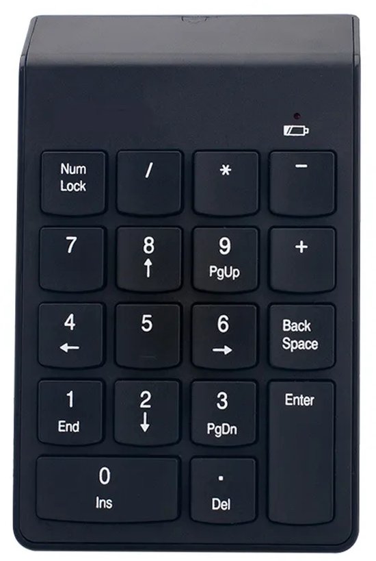2.4G Draadloos Numeriek Toetsenbord – USB Cijfertoetsenbord – Mini ...
