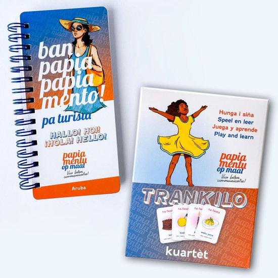 Papiaments taalgids en Trankilo kwartetspel - Aruba | 9789083452159 ...