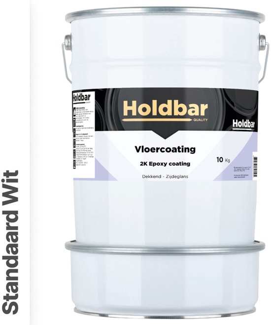 Holdbar Vloercoating Standaard Wit 10 kg - Vloerverf - Alle kleuren ...