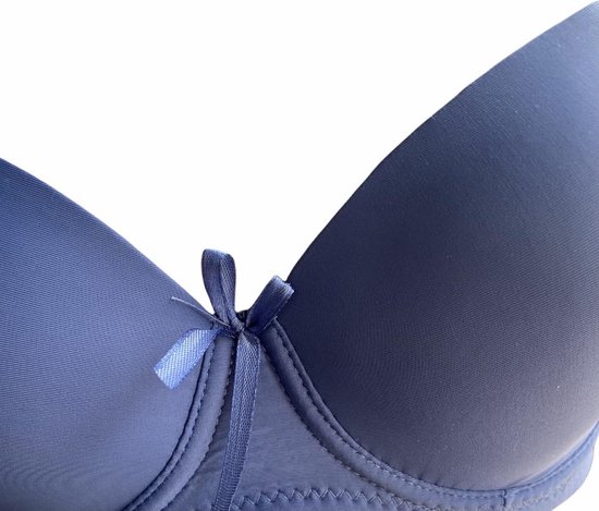 Dames BH effen gladde 90B donkerblauw | bol.com