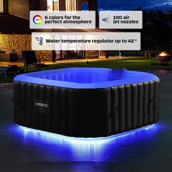 Jacuzzi | Jacuzzi opblaasbaar | Bubbelbad | Bubbelbad opblaasbaar ...