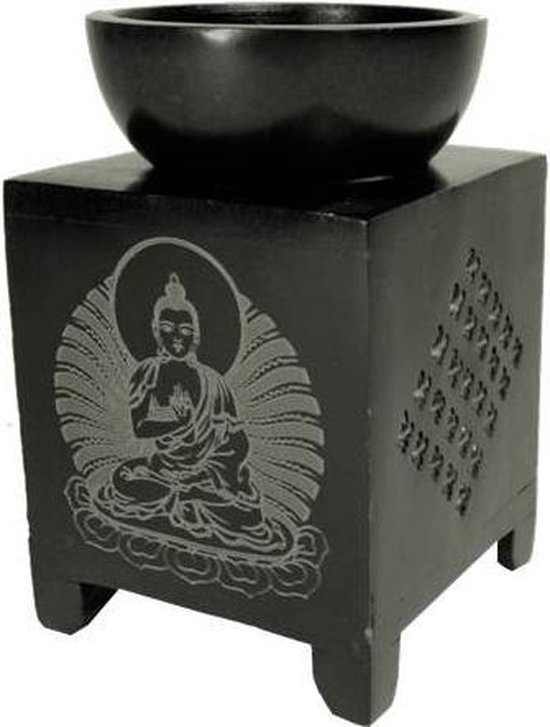 Yogi & Yogini naturals Olieverdamper zeepsteen Buddha (11 cm) | bol