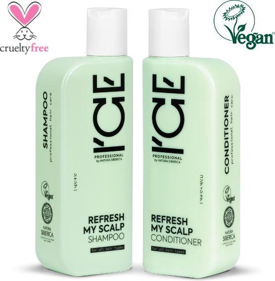 ICE-Professional Duo Set REFRESH MY SCALP Shampoo / Conditioner, 2 x ...