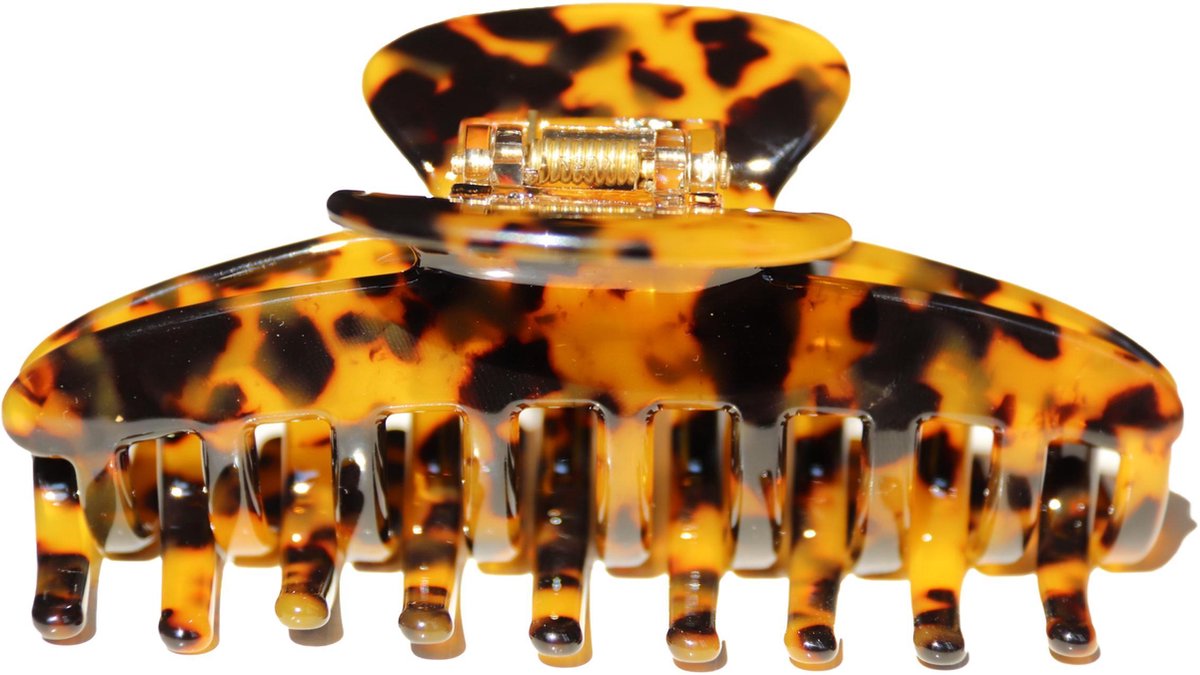 MARBLE Haarklem - Donkerbruin Tortoise - Haarclip Groot - Haarklem voor ...
