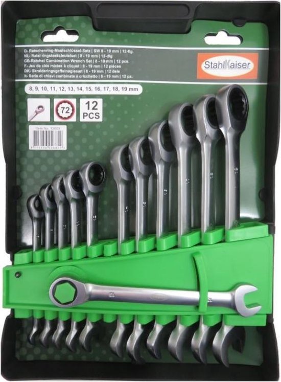 Gemengde Ratelsleutel Set 12 Pcs | bol