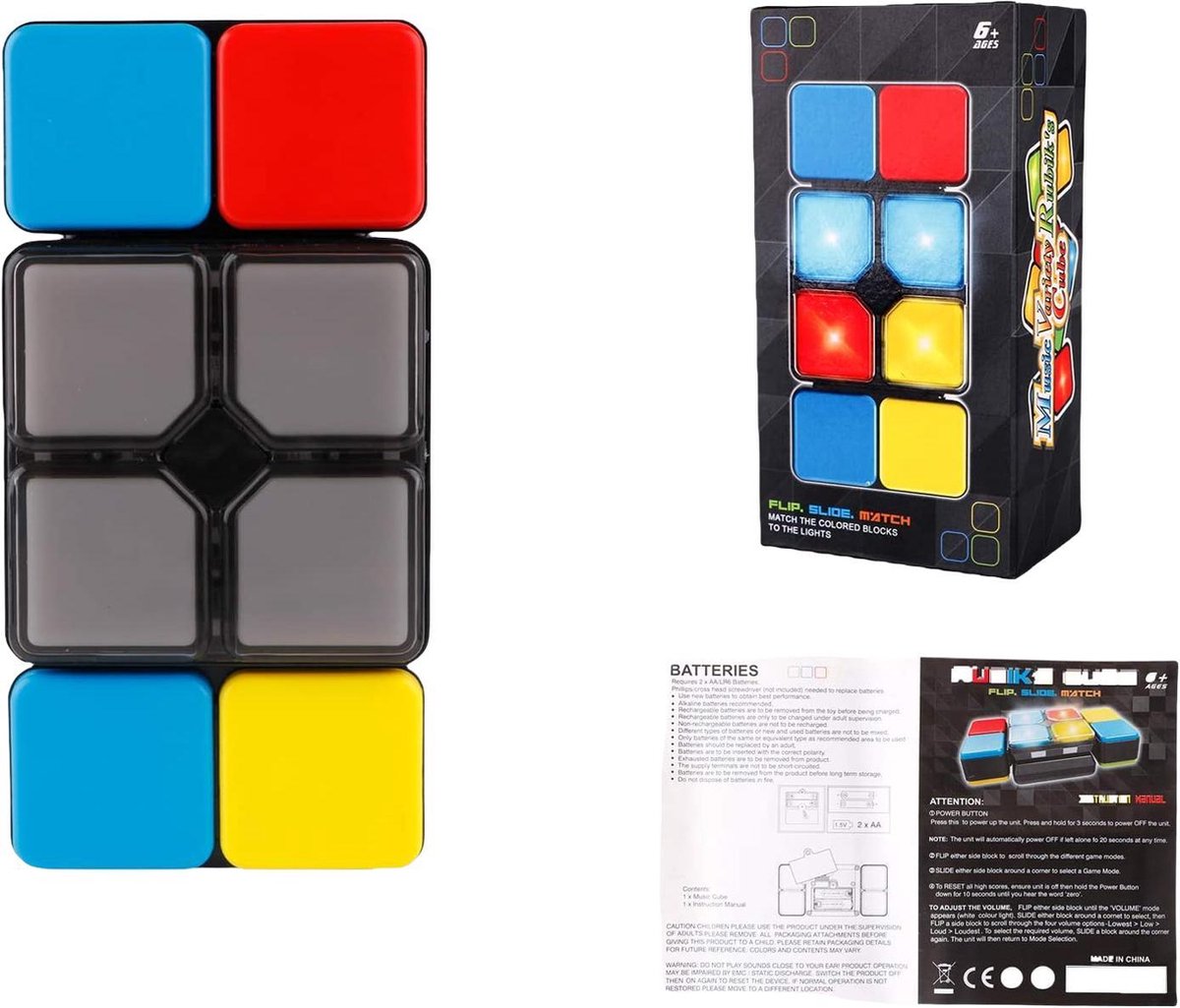 Cube de puzzle interactif | connu de Tik Tok | jouets |Cube de musique ...