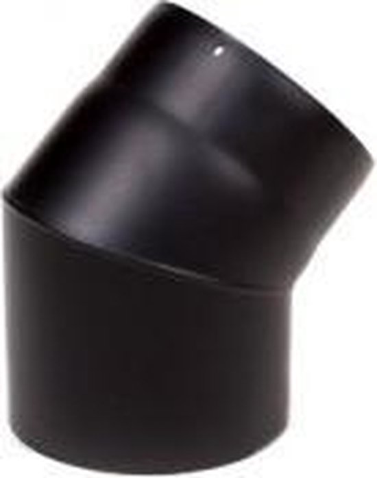 2 mm bocht 45° ⌀150mm ZWART | bol