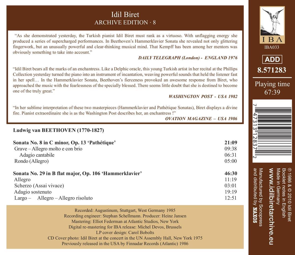 Biret - Archive Edition 8, Idil Biret | CD (album) | Muziek | bol.com