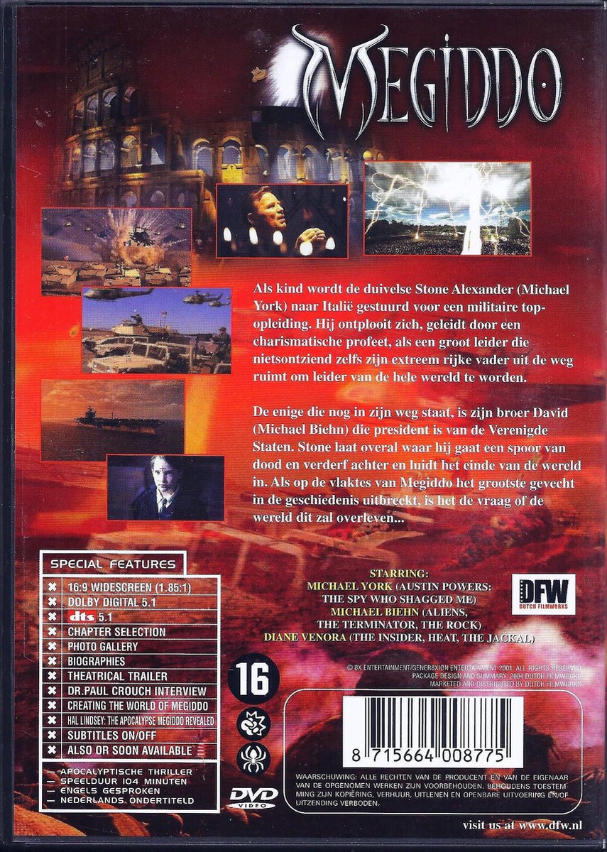 Megiddo (Dvd), Michael Biehn | Dvd's | bol