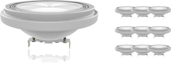 Voordeelpak 10x Noxion Lucent LED Spot G53 AR111 13.3W 1100lm 40D - 927 Zeer Warm Wit... | bol.com