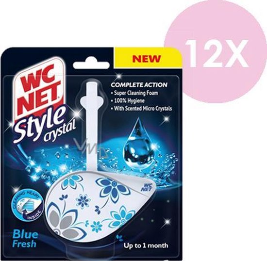 WC Net - Wc Blok - Style Crystal - Blue Fresh - 12 x 36.5G ...