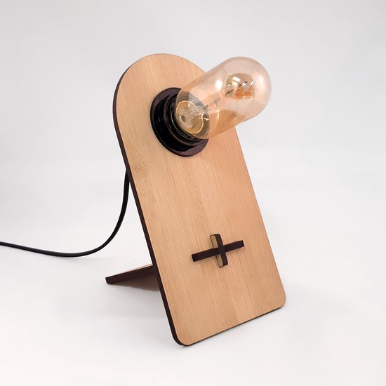 Tafellamp Desk Light - Bureaulamp - Houten Tafellamp - Nachtlamp ...