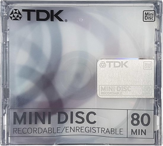 TDK Recordable Mini Disc Grey 80 Min | bol.com