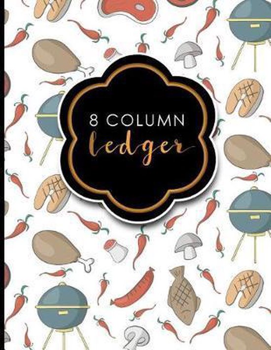8 Column Ledger | 9781979933773 | Moito Publishing | Boeken | bol.com