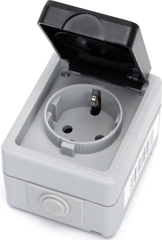 Buitenstopcontact - Wandcontactdoos - Igia Zonty - Opbouw - Enkel ...