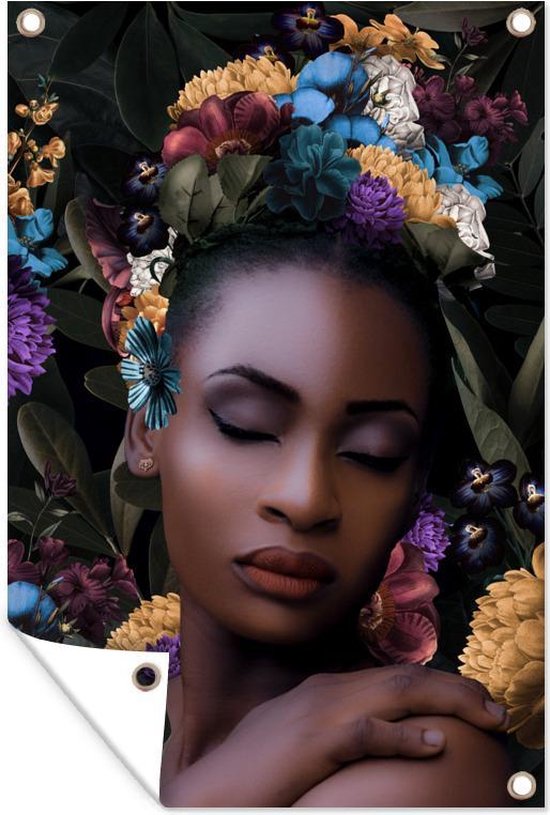 Affiche jardin - Toile jardin - Affiches jardin extérieur - Fleurs ...