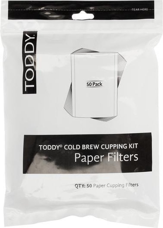 Toddy - Cold Brew Cupping Kit Paper Filters - Pack of 50 | bol.com