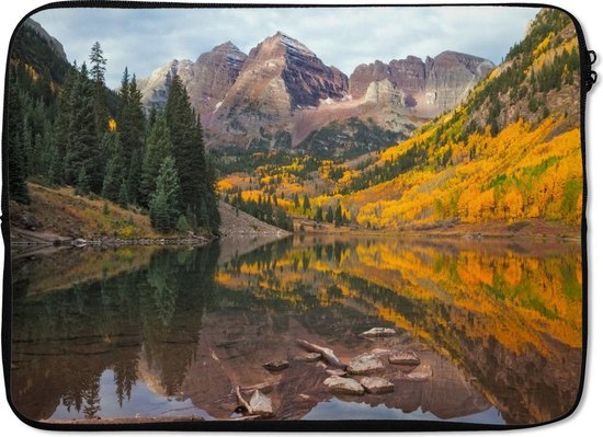 Laptophoes 13 inch - De Maroon Bells bergtoppen in Aspen tijdens de ...