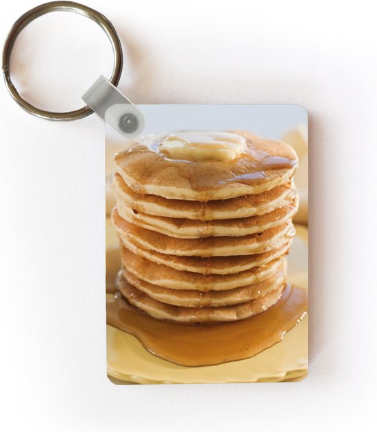 Sleutelhanger - Deze stapel van pannenkoeken is enorm zoet gemaakt met ...