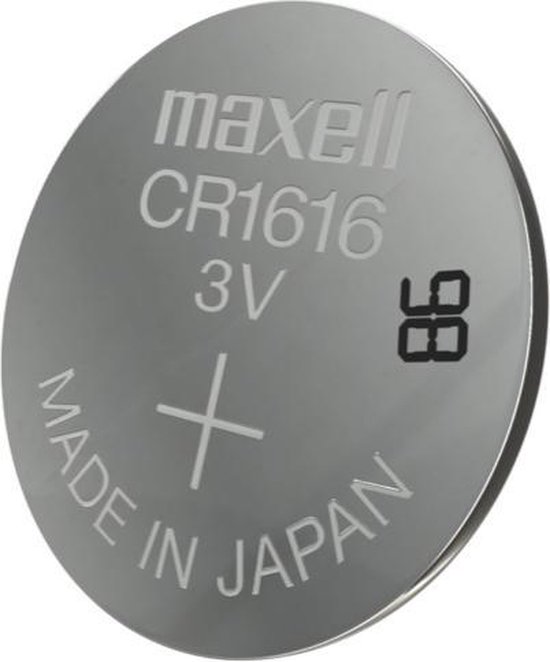 Maxell Lithium Batterij - Knoopcel - CR1616 - 2 stuks - 3V - Made in Japan | bol