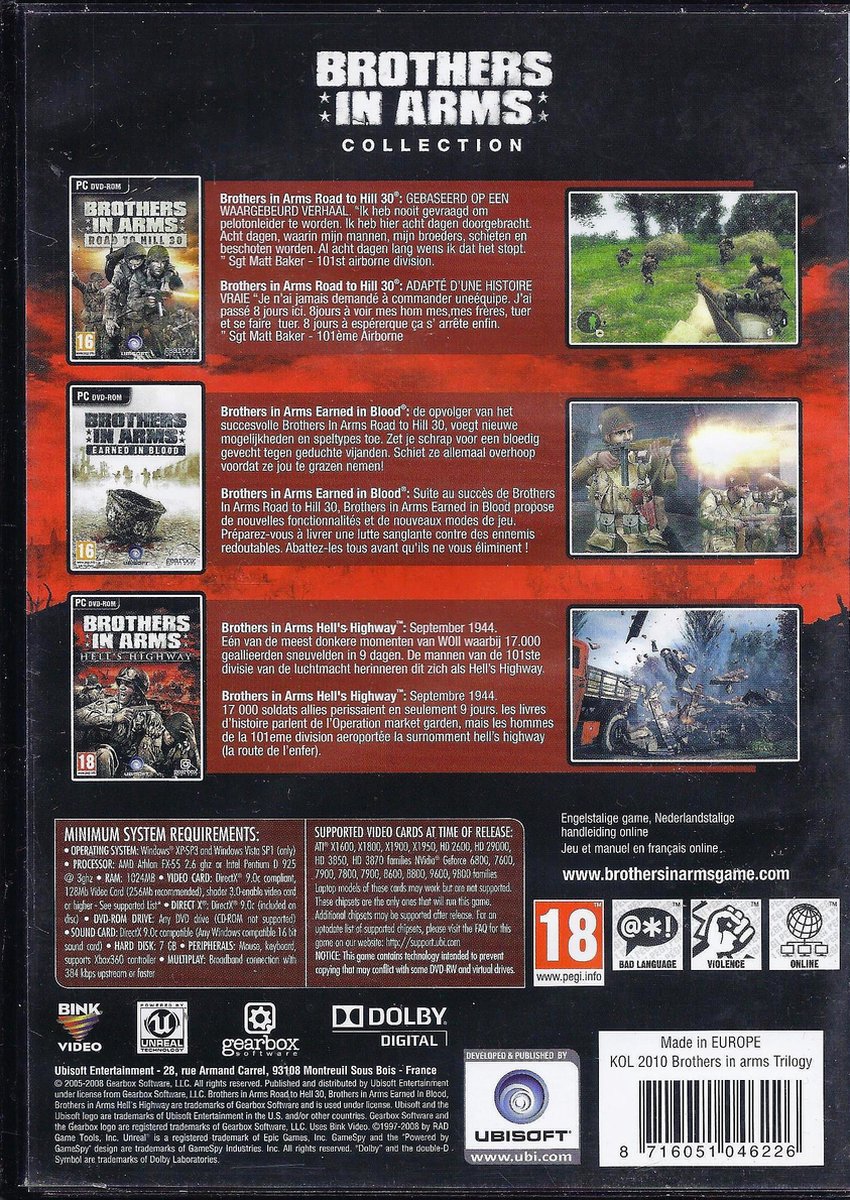 Brothers In Arms - Complete Collection | Games | bol.com